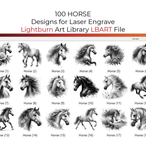 Lightburn Art Library - Etsy