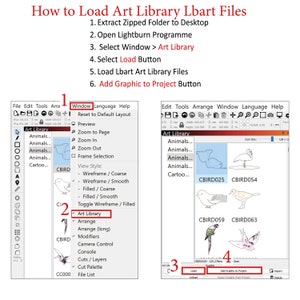 400 Corner Pattern Graphics Lightburn Art Library, LBART Files for ...