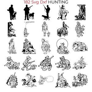 182 Svg Dxf Hunting Bundle for Laser Engrave With Index - Etsy