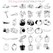 272 Svg Dxf Vegetable Fruit Bundle for Laser Engrave With Index - Etsy