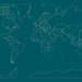World Map Country Border Lines SVG DXF for Lightburn Laser Engrave - Etsy