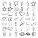 333 Svg Dxf Doodles Outline Clipart Bundle for Laser Engrave - Etsy