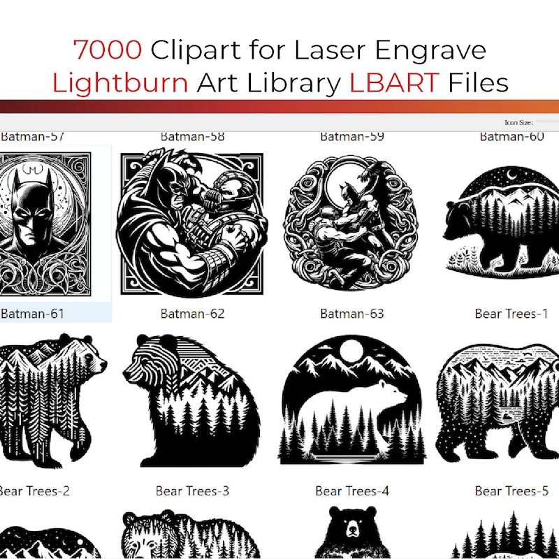 Lightburn Files - Etsy