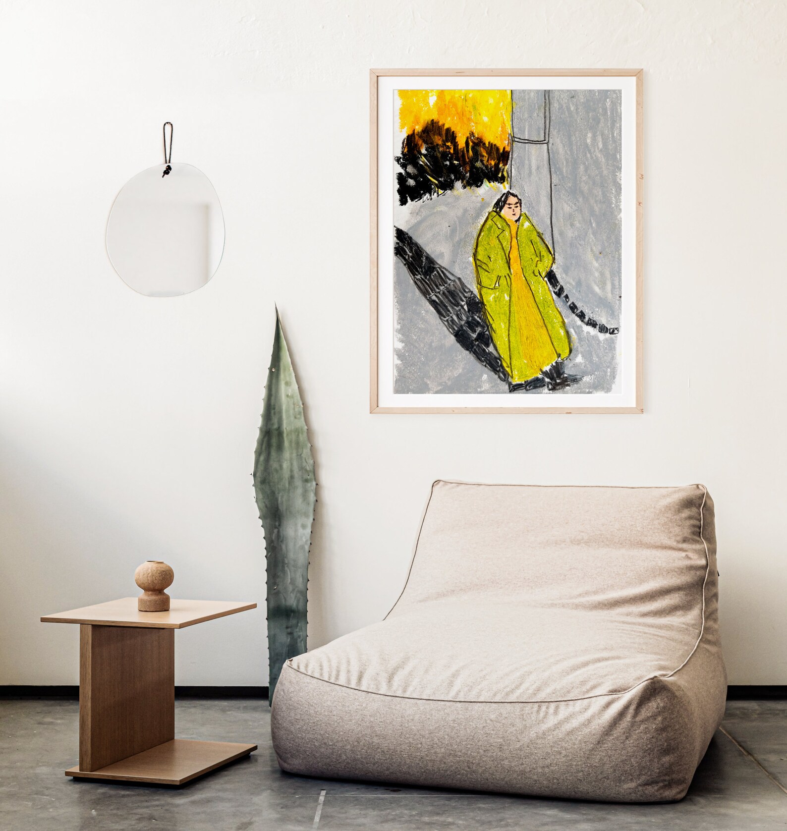 Oil Pastel Printable Illustration Oil Pastel Digital - Etsy