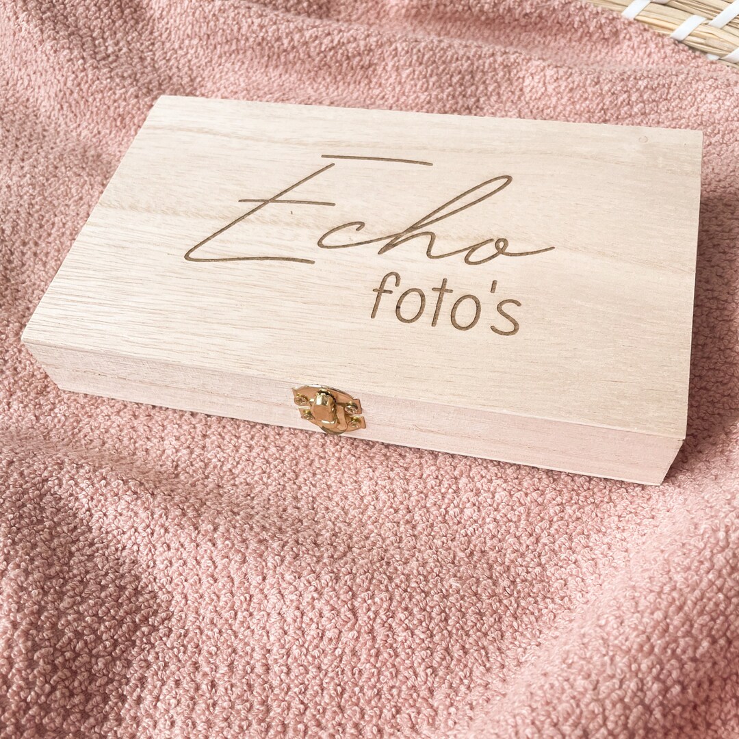 Echo Storage Box - Wooden Storage Box - Save Echo Photos - Memory Box ...