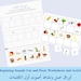 Arabic Beginning Sounds Cut and Paste Worksheets and Sound Match ...