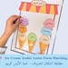 Ice Cream Arabic Letter Forms Matching - Digital PDF Download - مطابقة ...