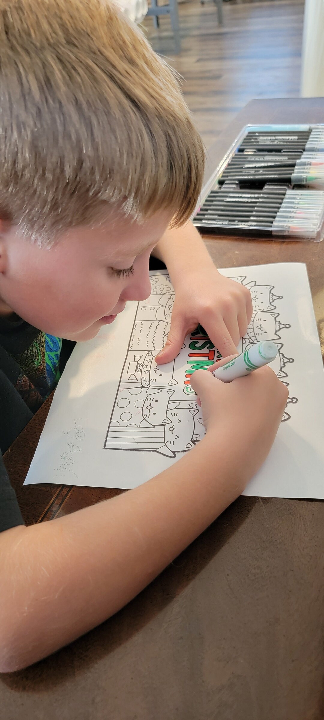 SAMPLES Coloritsy MONSTERS Coloring Peel & Stick Murals Black and White ...