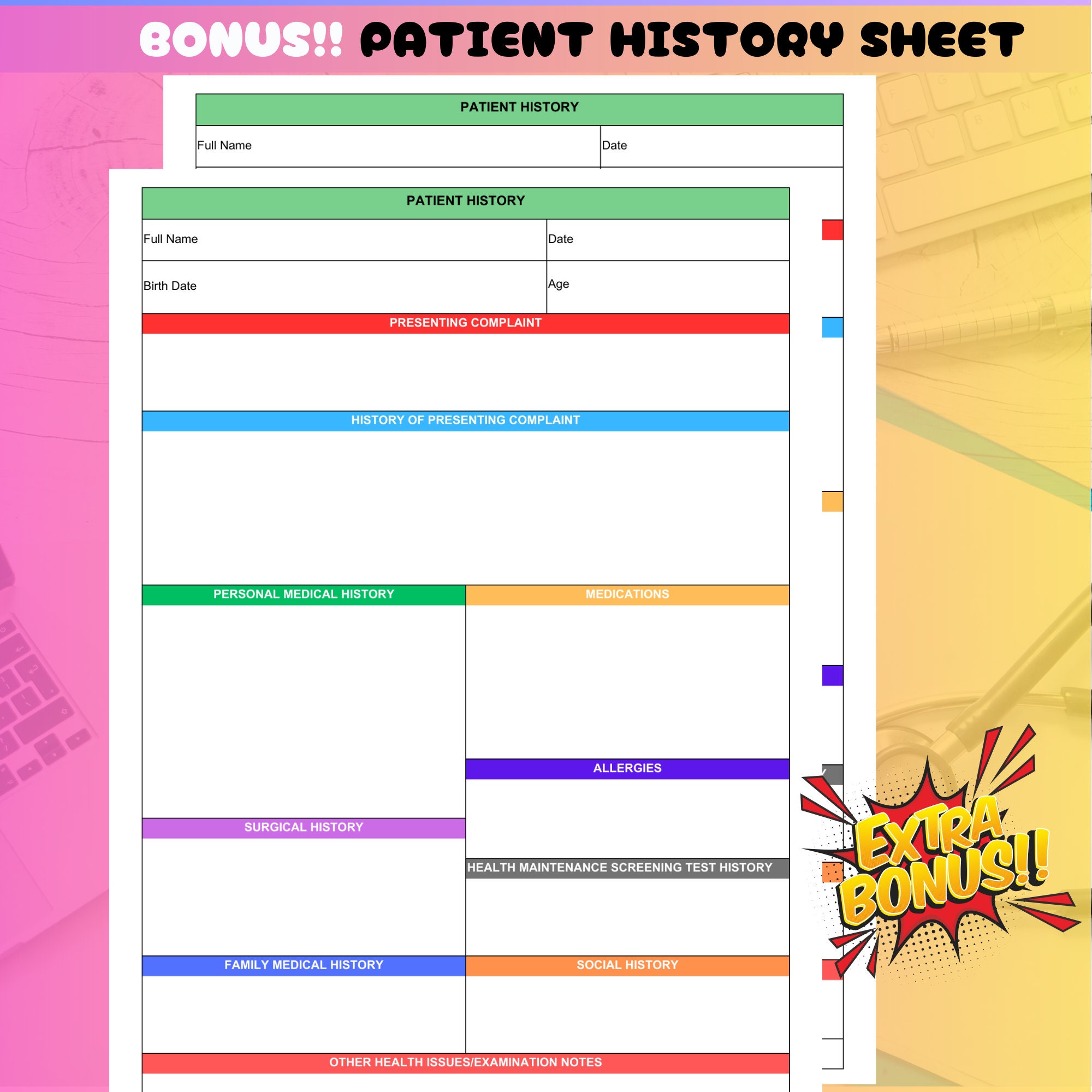 Ultimate Nurse Brain Sheet Med Surg Report Sheet Tele Report Sheet ...