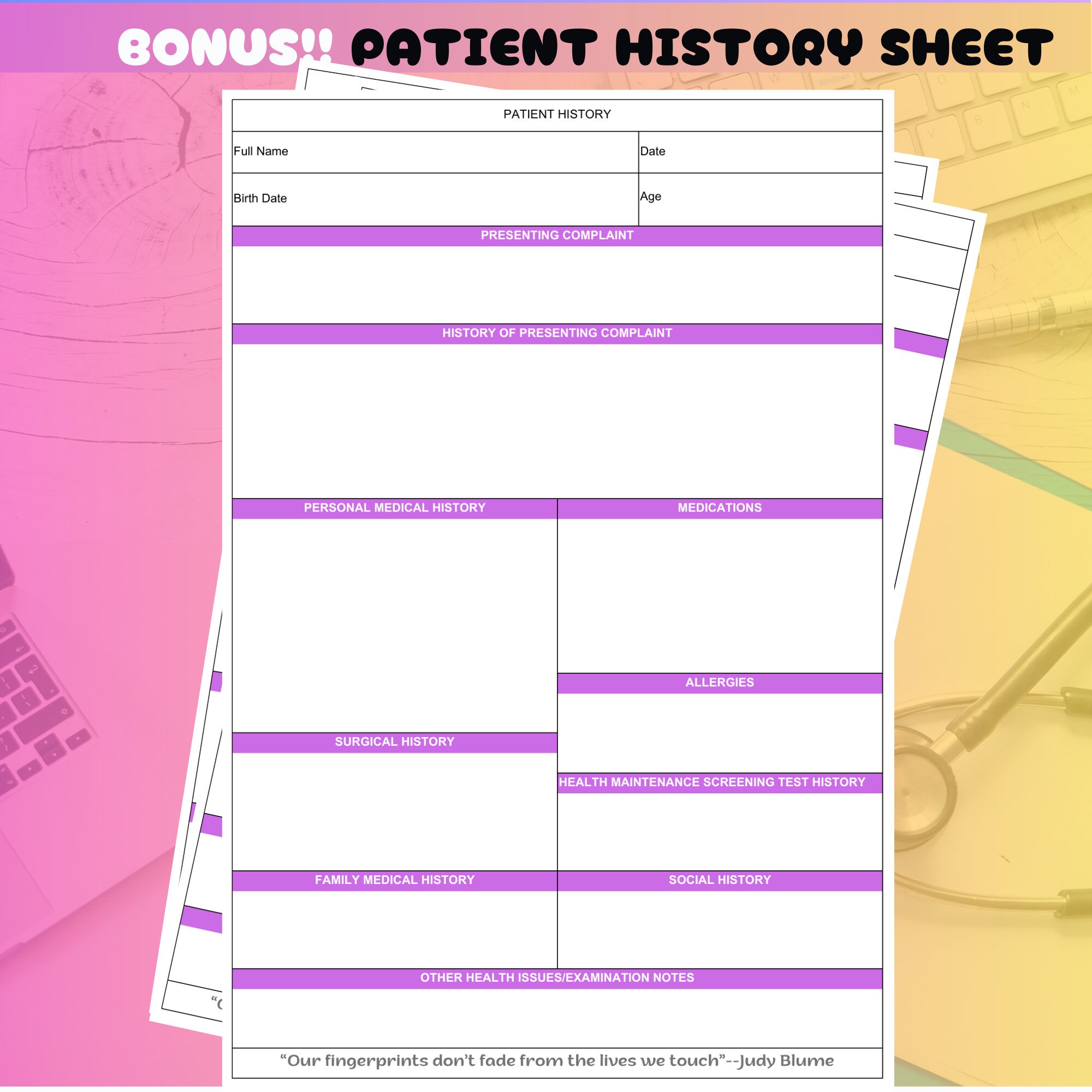Medsurg Nurse Telemetry Report Sheet, Printable Nurse Shift Organizer ...