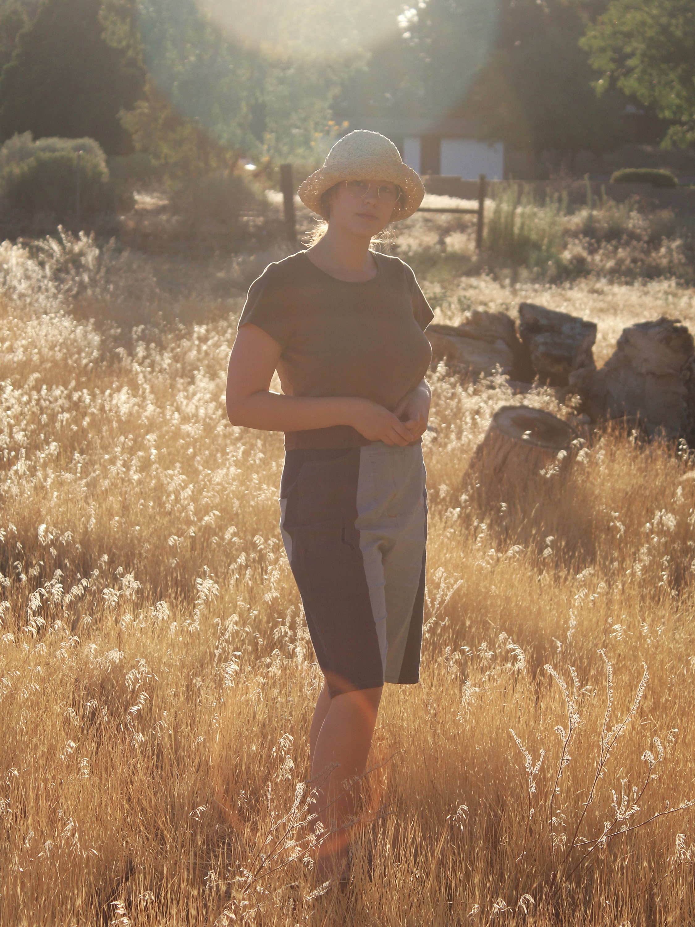Two Toned Pants Sewing Pattern | Paneled Pants | Two Toned Shorts ...