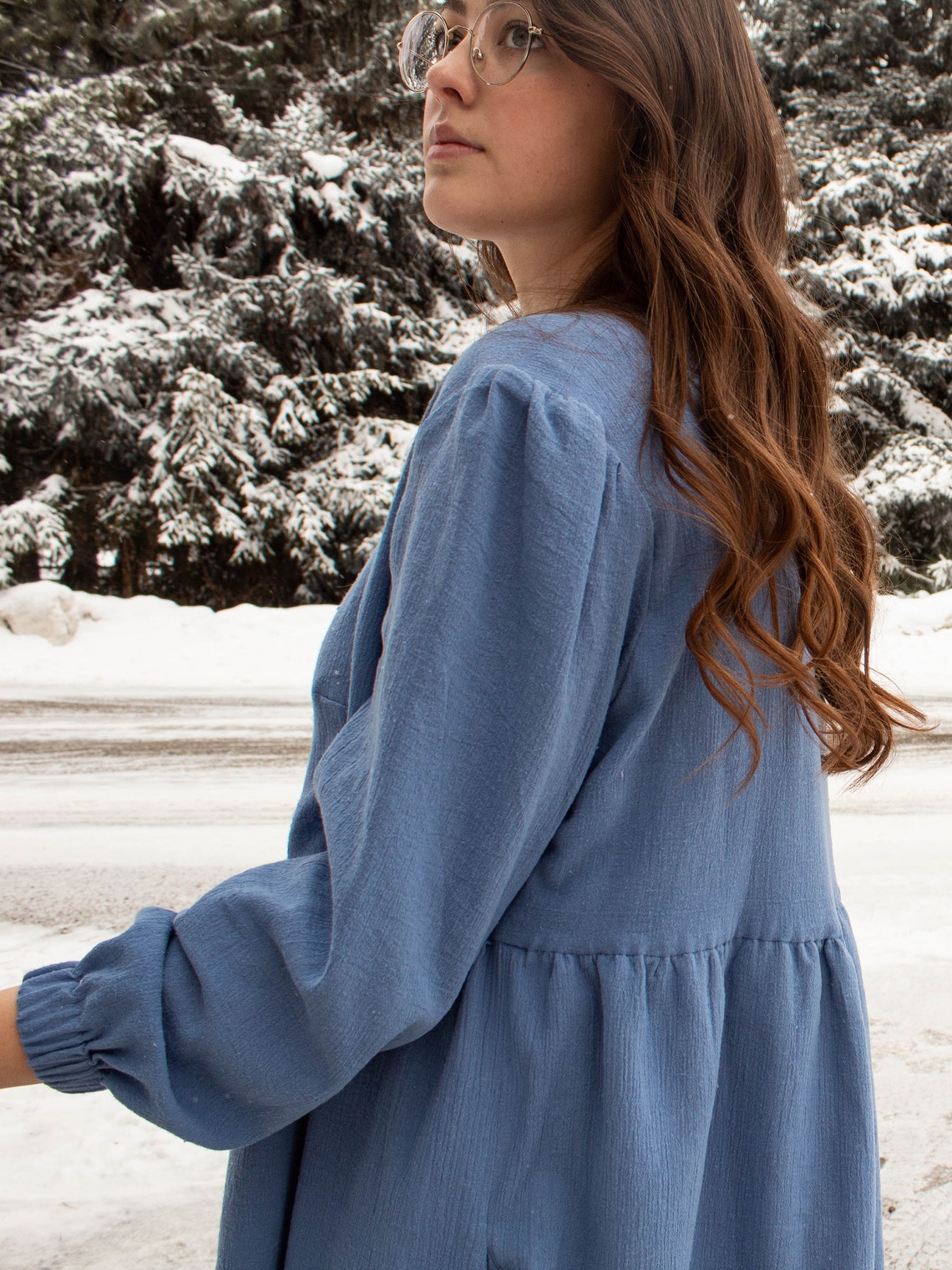 Smock Dress Digital PDF Sewing Pattern Gathered Skirt US - Etsy