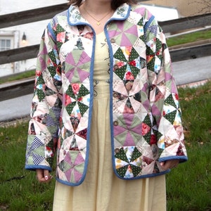 Quilted Jacket Pattern | Reversable Jacket Pattern | Digital PDF Sewing ...