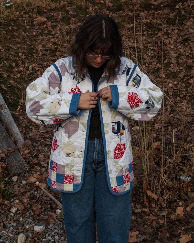 Quilted Jacket Pattern Reversable Jacket Pattern Digital PDF Sewing ...