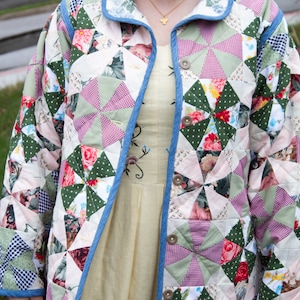 Quilted Jacket Pattern | Reversable Jacket Pattern | Digital PDF Sewing ...