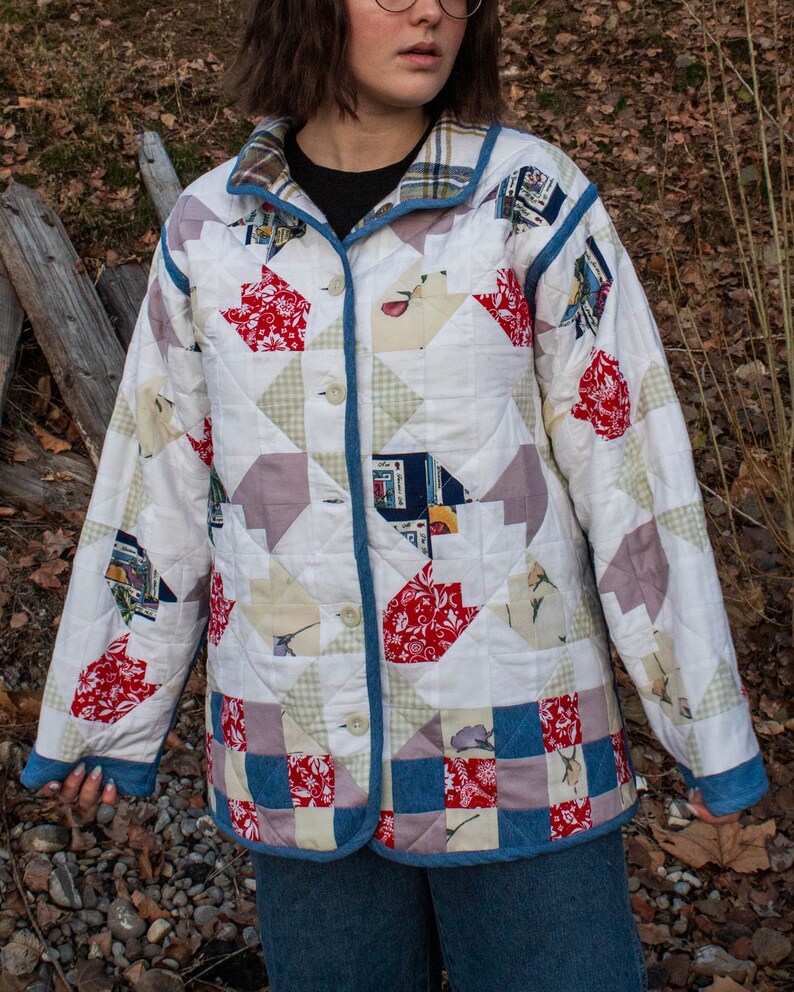 Quilted Jacket Pattern Reversable Jacket Pattern Digital PDF Sewing Pattern Sixes XXS-XXL ...