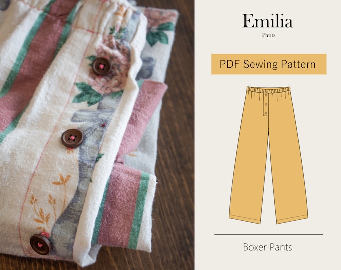 Tapioca Trouser PDF Sewing Pattern Size Inclusive 0-34 Beginner ...