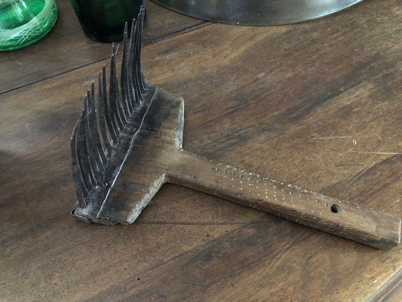 Antique Primitive Flax Hetchel Hand Made Farm Tool Hatchel - Etsy