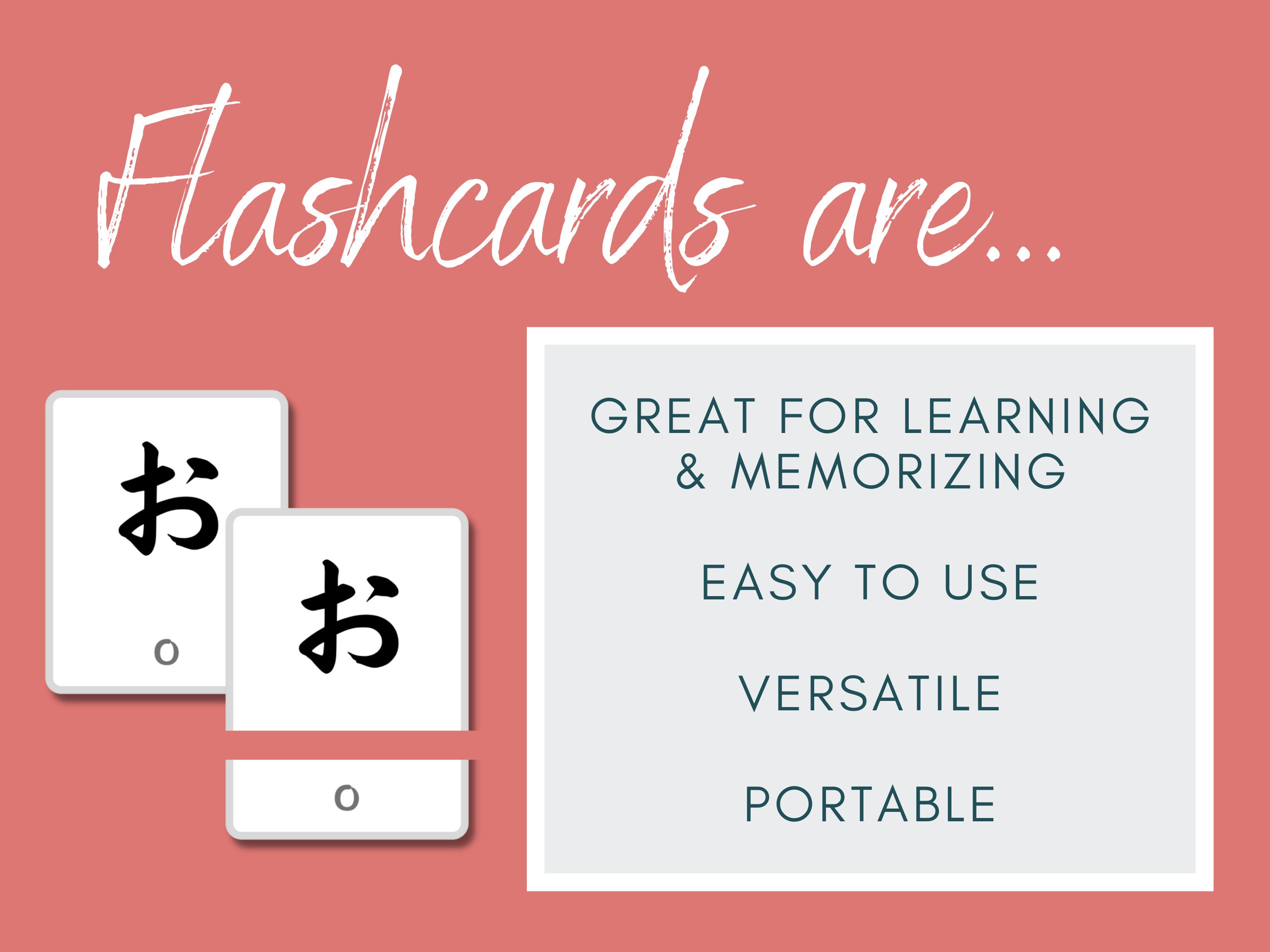Japanese Hiragana Flashcards, Japanese Language Learning Printable ...