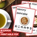Japanese Food Flashcards, Printable Cuisine Cards, Instant Download ...
