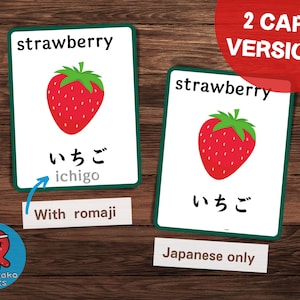 Japanese Food and Drink Flashcards, Japanese Printable Cards, Japanese ...