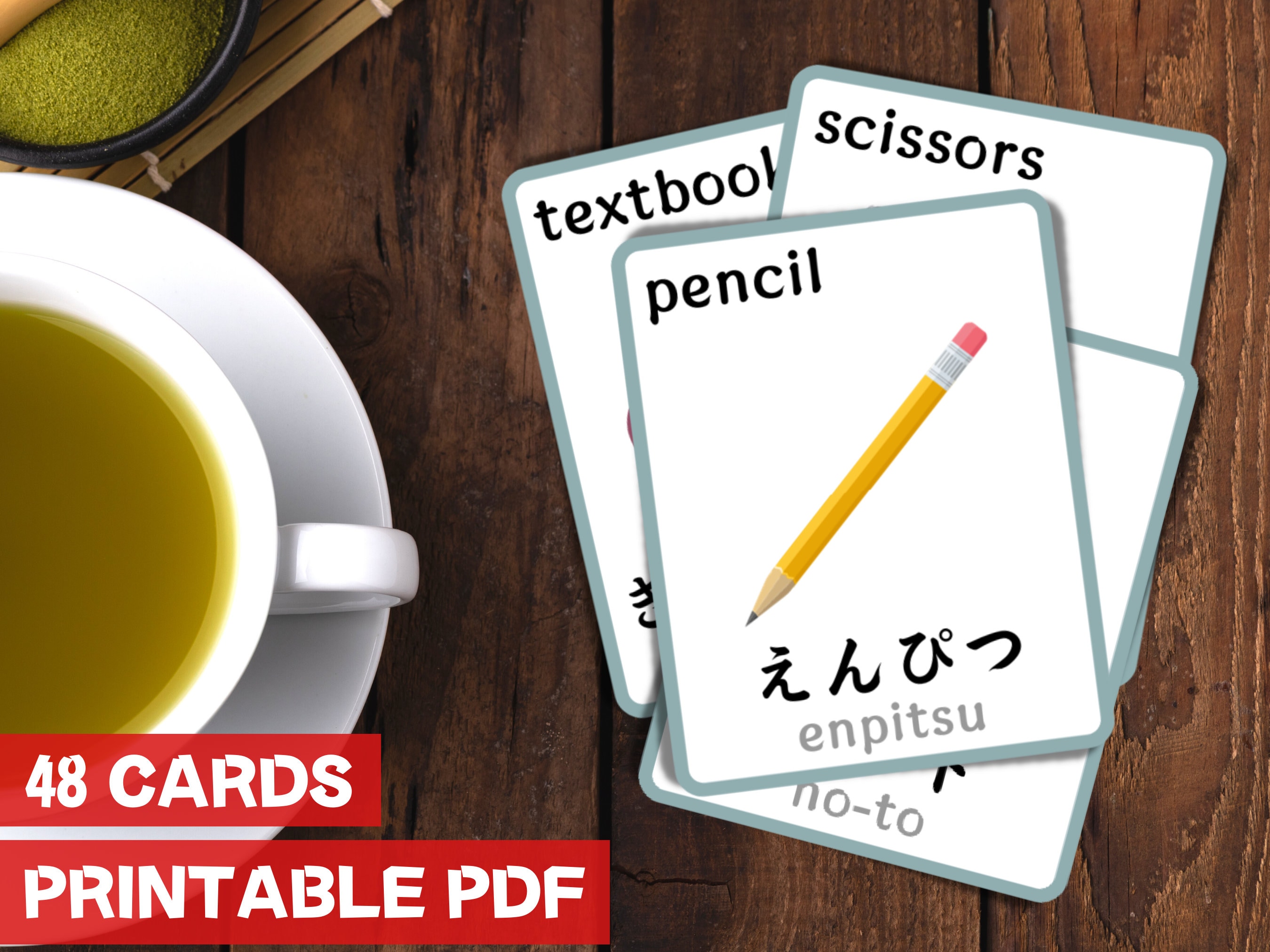 Japanese School Flashcards, Learn Japanese, Printable Japan Education ...