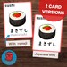 Japanese Food Flashcards, Printable Cuisine Cards, Instant Download ...