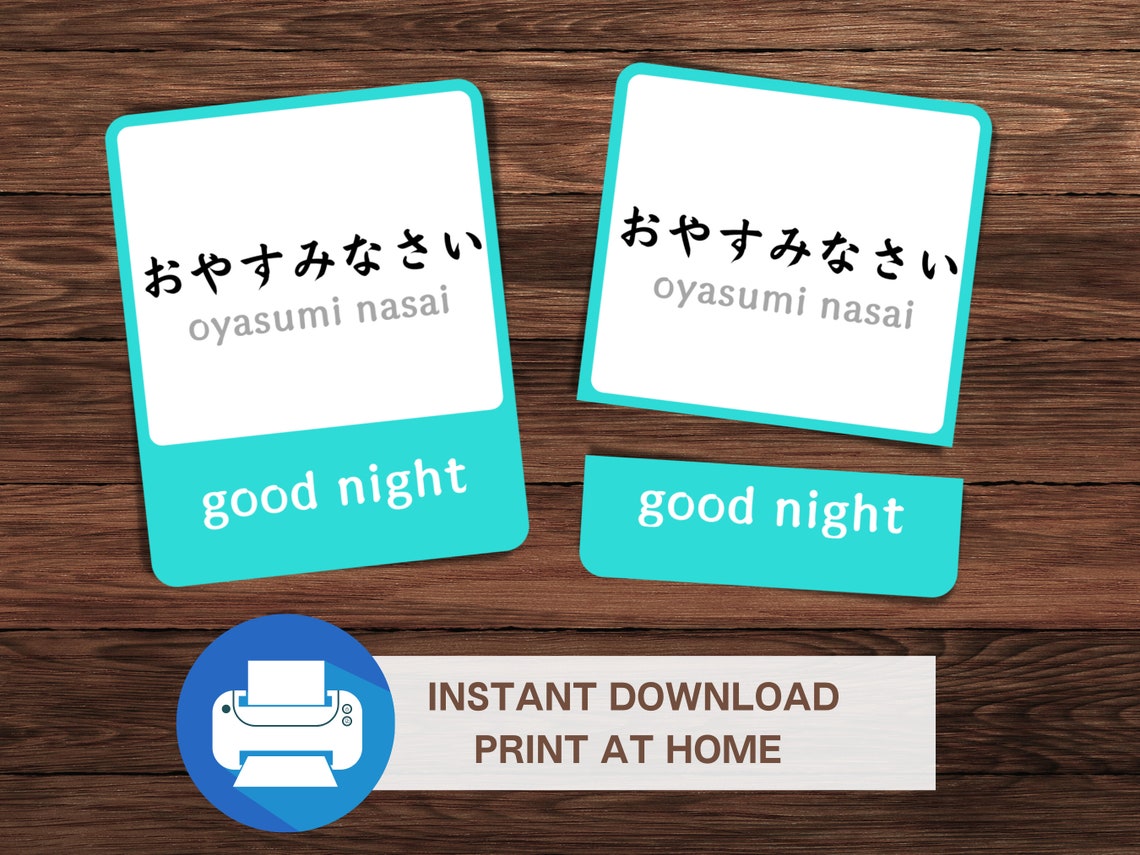 Japanese Greetings and Expressions Flashcards, Learn Japanese, Japan ...