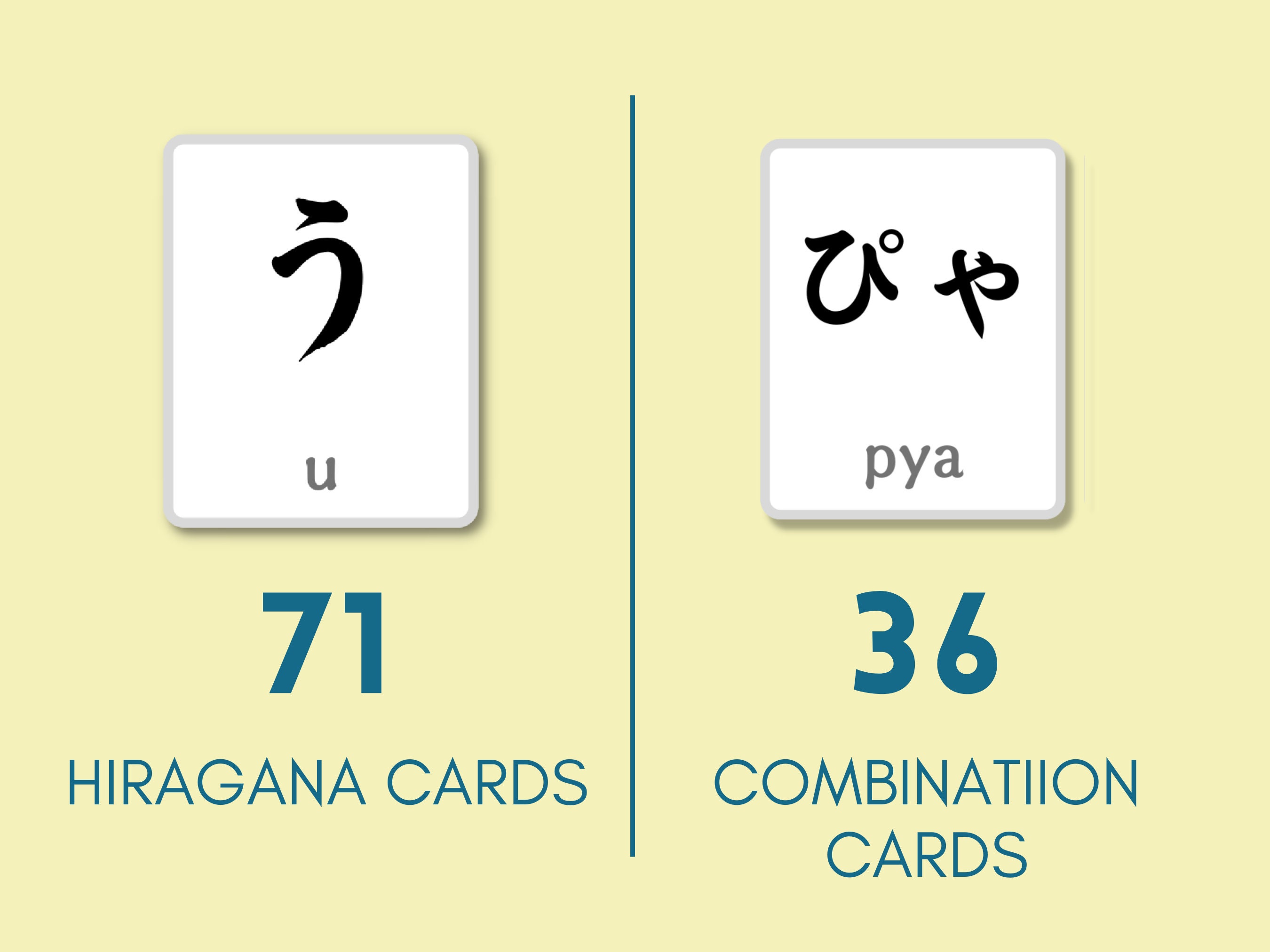 Japanese Hiragana Writing Practice Paper With Hiragana Flashcards ...