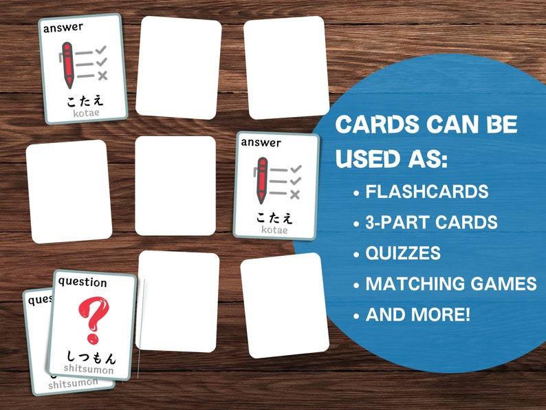 Japanese School Flashcards, Learn Japanese, Printable Japan Education ...