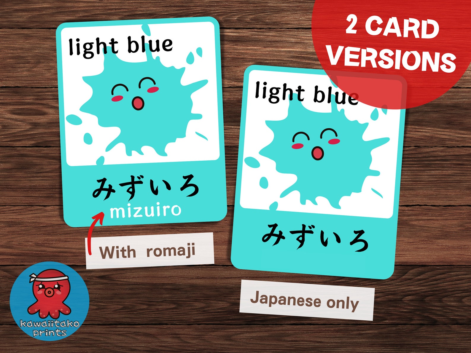 Beginner Japanese Flashcard Set, Learn Japanese Starter Bundle ...