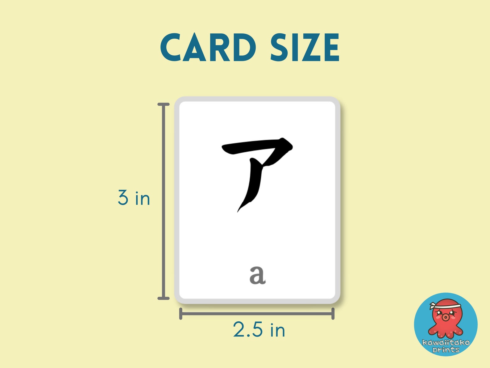 Japanese Katakana Flashcards, Japanese Language Learning Printable ...