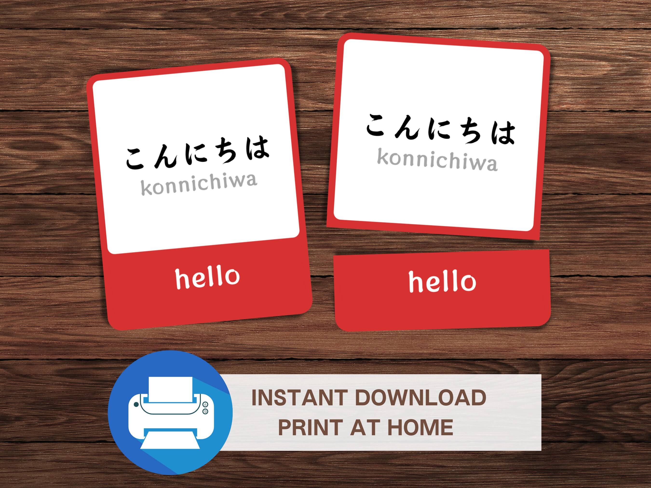 Beginner Japanese Flashcard Set Learn Japanese Starter - Etsy