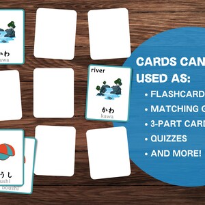 Japanese First Words Flashcards, Printable PDF Cards, Japanese Language ...