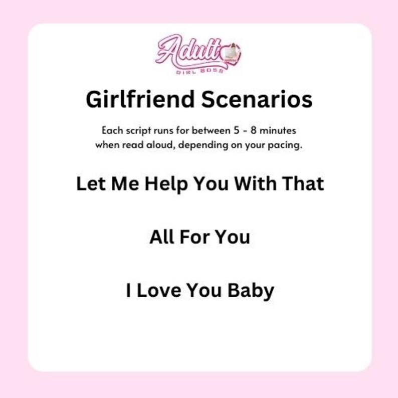 GFE JOI Scripts for Onlyfans, Fansly, Loyalfans Intimate Girlfriend ...