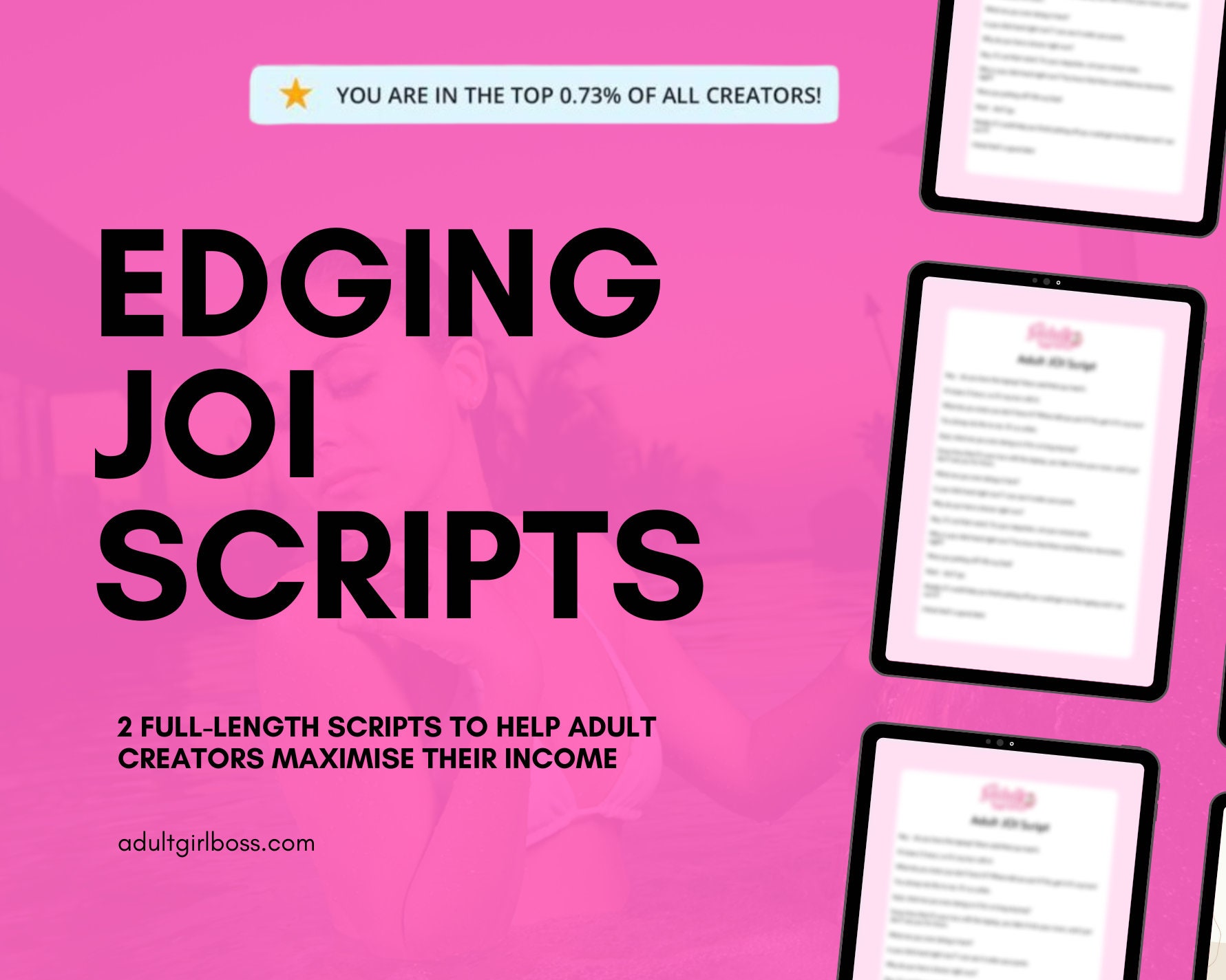 Edging JOI Scripts for Onlyfans, Fansly, Loyalfans Exciting ...