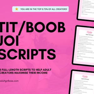 Boob Tit JOI Scripts for Onlyfans, Fansly, Loyalfans Breast Appreciation & Worship - Etsy