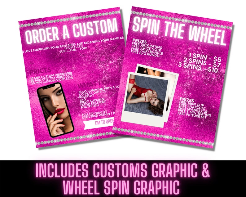 Onlyfans Flyer Pack Adult Content Creator Tools Fansly/onlyfans ...