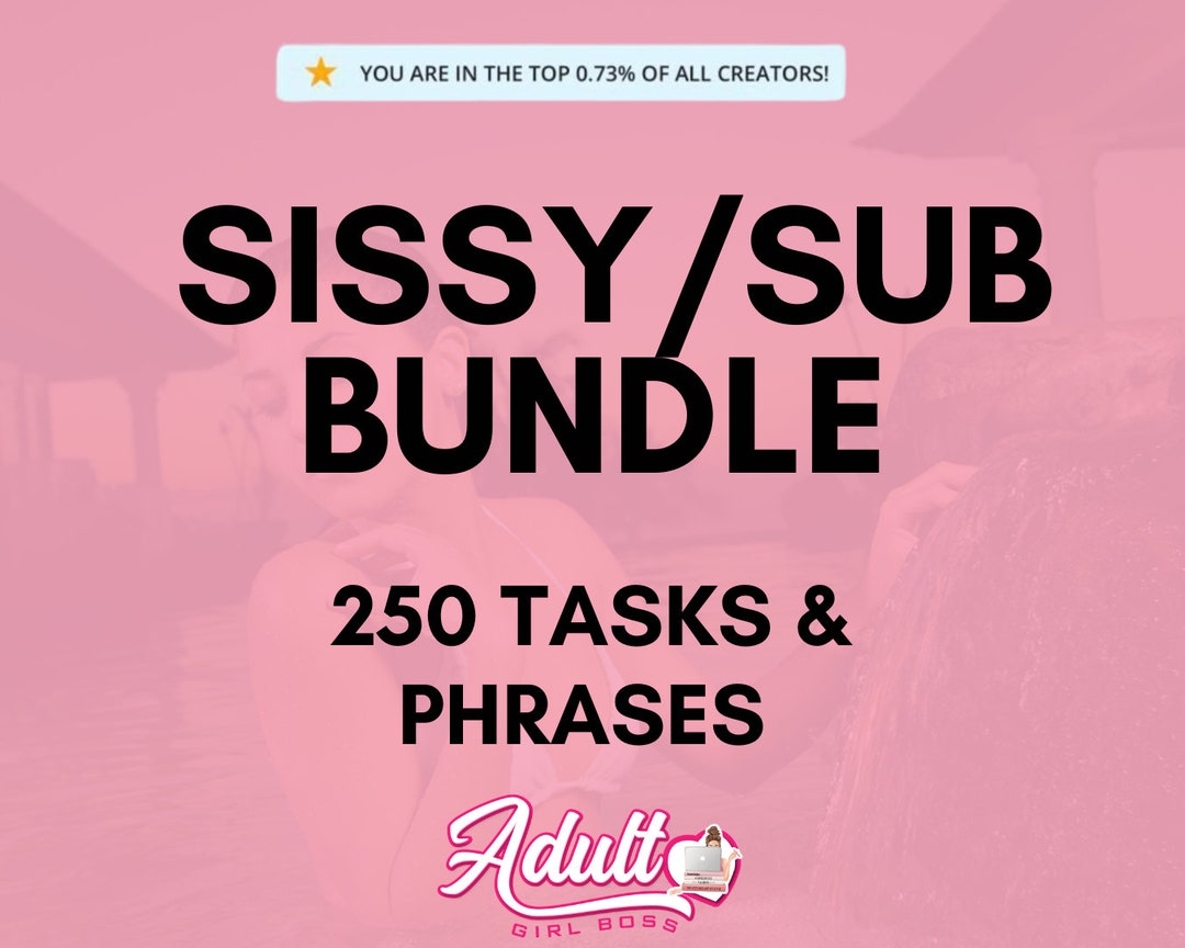 Sissy/sub Bundle: 250 Tasks & Phrases for Content Creation - Etsy
