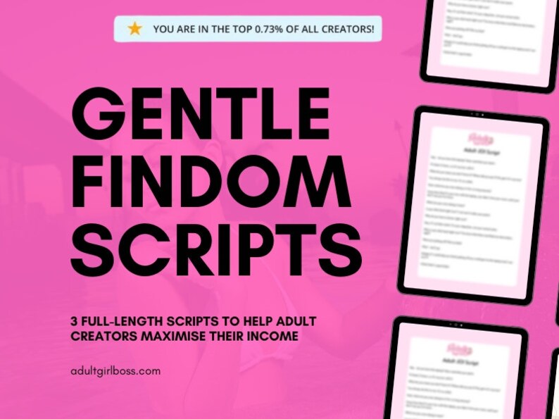 Gentle Persuasion Findom JOI Scripts for Onlyfans, Fansly, Loyalfans Cultivate Devotion, Reap ...