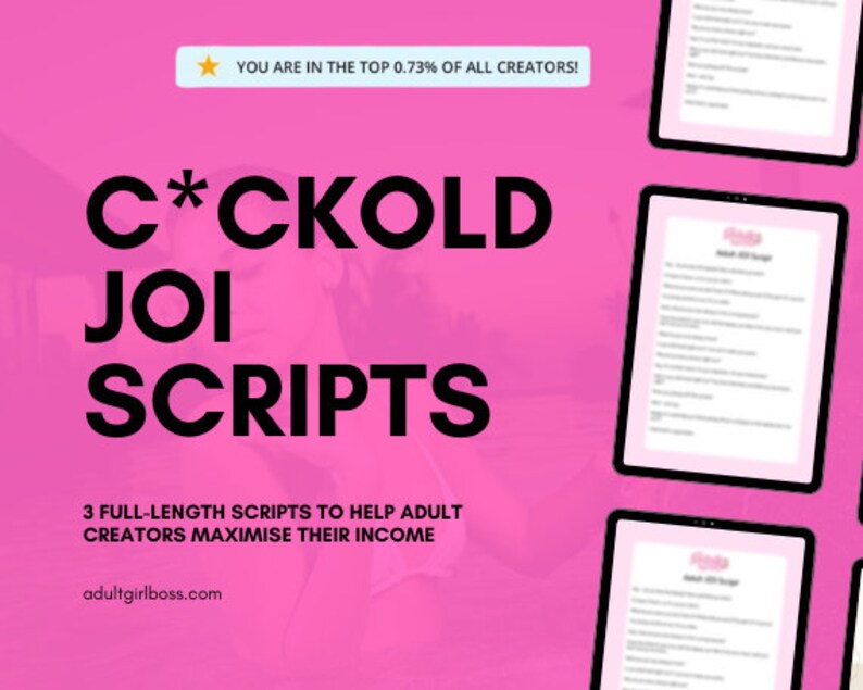 My 3 Cckold JOI Scripts for Onlyfans Remove the Guesswork From Femdom ...