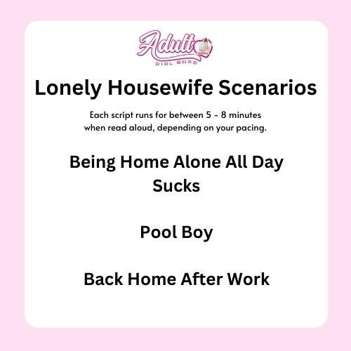Lonely Housewife Joi Scripts Enhance Your Onlyfans Fansly Loyalfans Content Etsy 