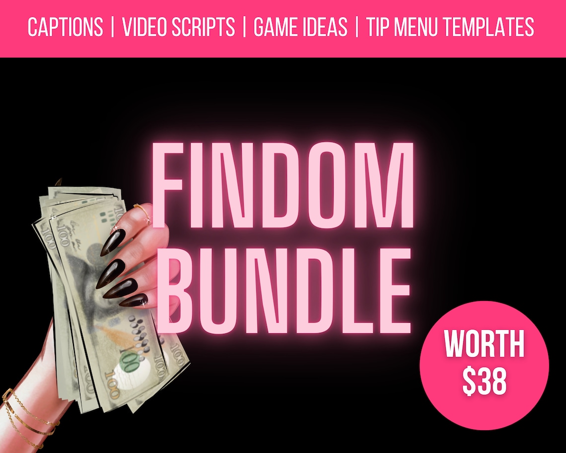 Findom Content Bundle With Captions Scripts Tip Menus Game - Etsy