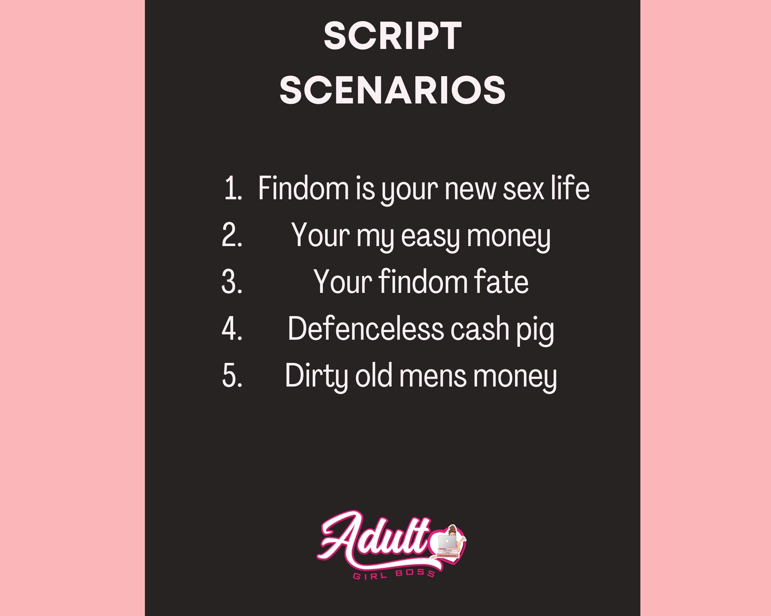 Findom Content Bundle With Captions Scripts Tip Menus Game - Etsy Canada