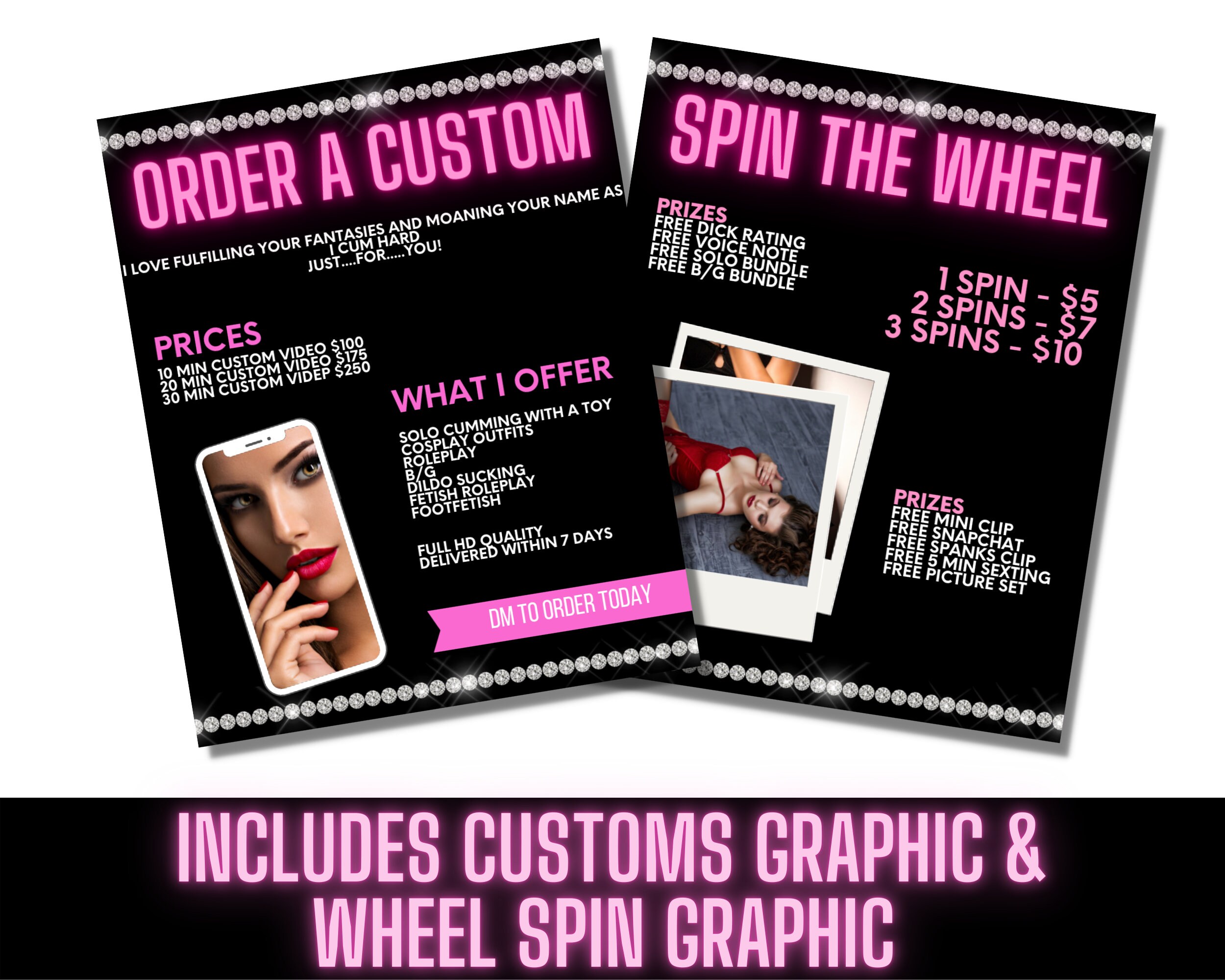 Onlyfans Premium Flyer Pack Essential Templates for Adult Content ...