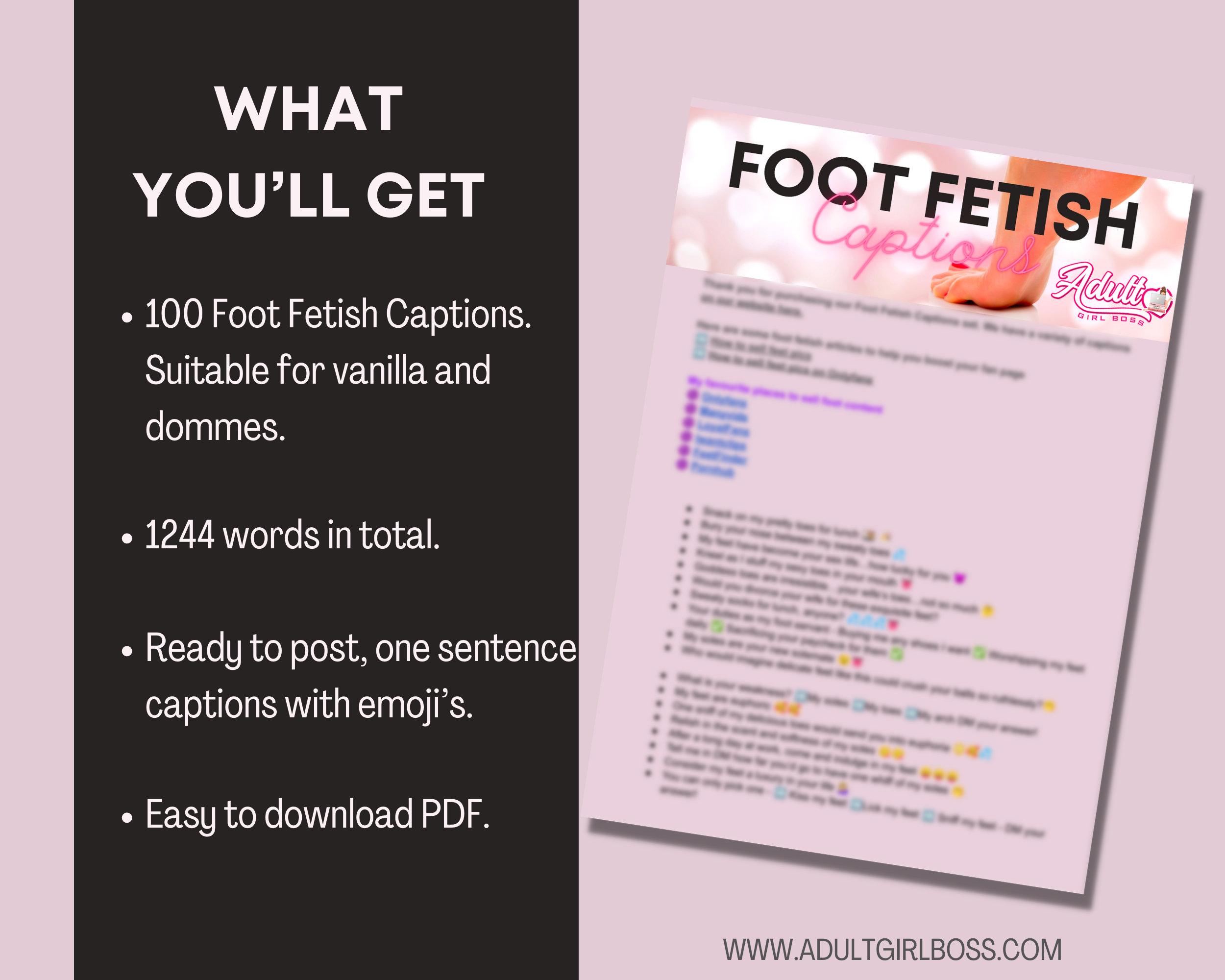 Foot Captions Onlyfans 100 Captions Foot Captions Fan Page Fansly Captions Adult Content Ideas ...