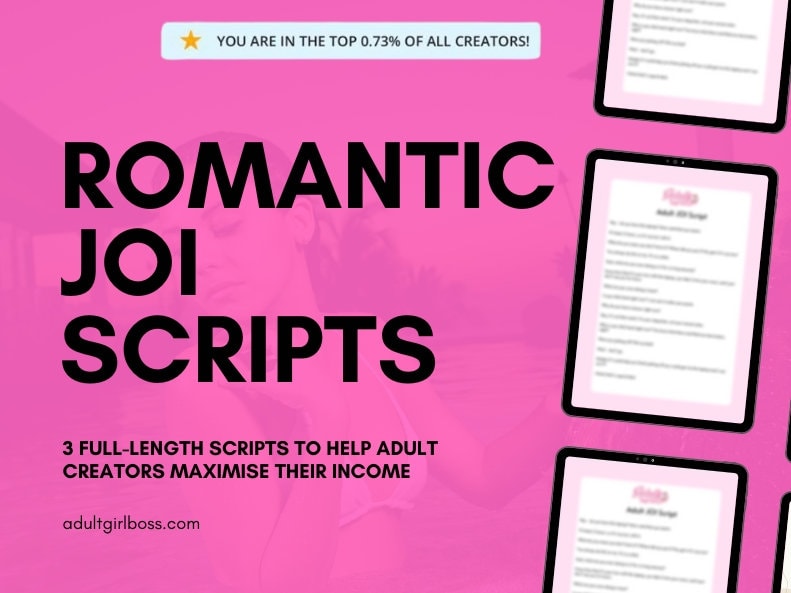 Romantic Whispers JOI Scripts for Onlyfans, Fansly, Loyalfans Evoke ...