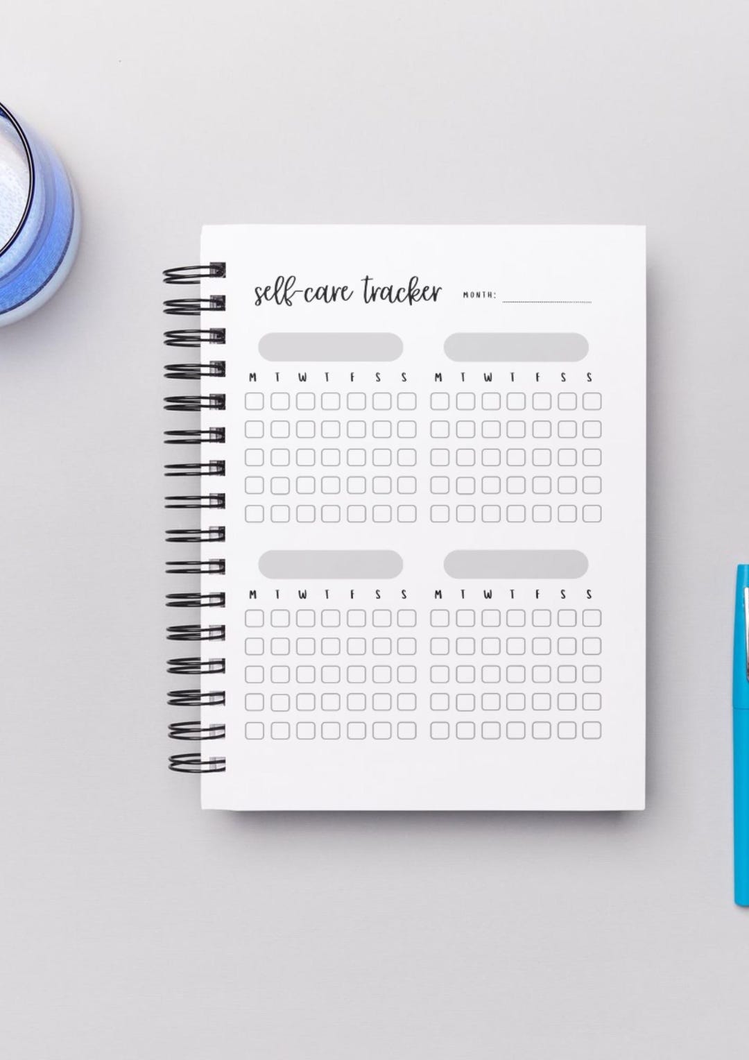 Printable Self-care Tracker-printable Selfcare Planner-printable ...