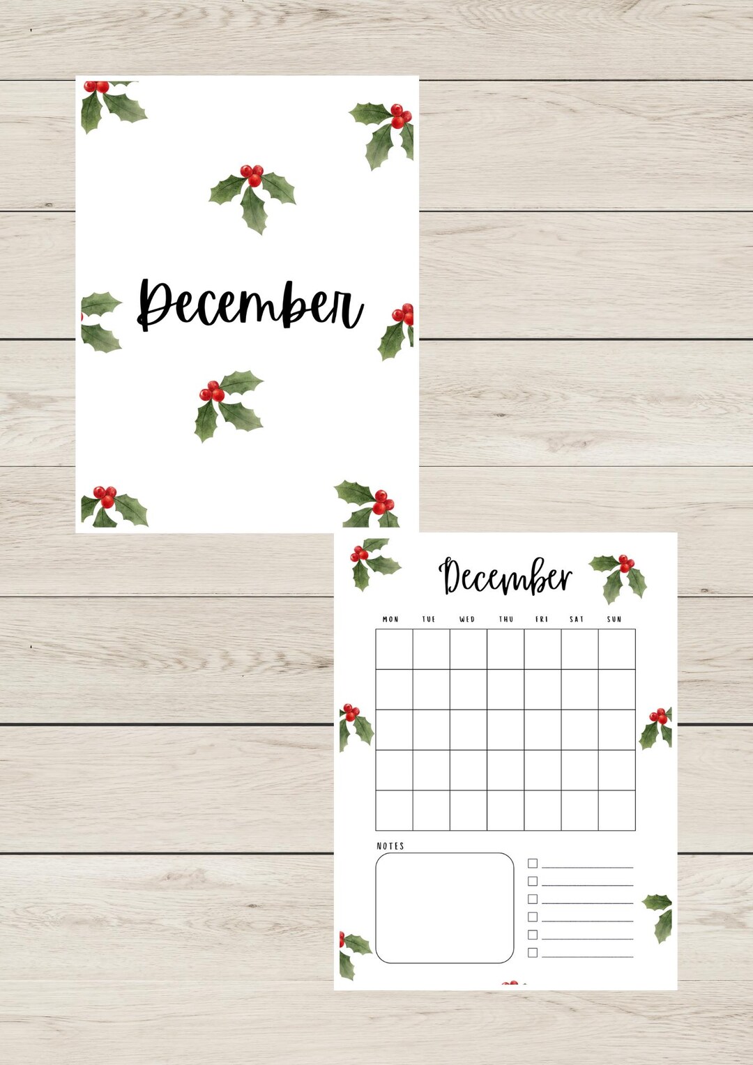 December Title Page calendar Page-printable Calendar printable Title ...