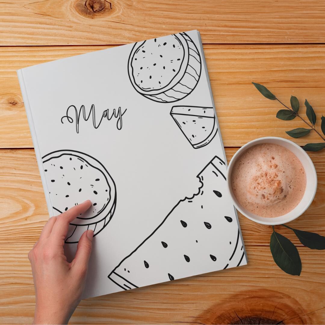 Fruits Theme 2026 May Bundle Printable Planner|monthly Trackers | A5 ...